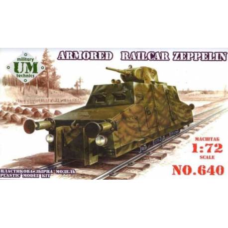 Armored railcar Zeppelin UM Military Technics 640 1/72ème maquette char ...