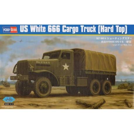 US White 666 Cargo (Hard Top) |HOBBY BOSS|83801| 1:35