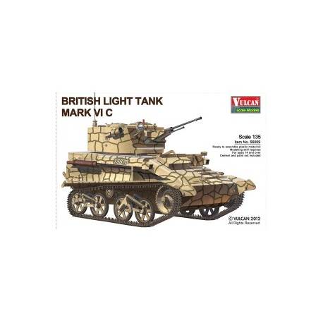 British Ligh Tank MK VI C VULCAN SCALE MODELS 56009 1/35ème maquette ...