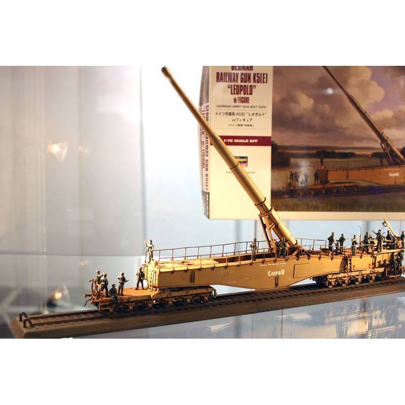 German Railway Gun K5(E) Leopold w/Figure HASEGAWA 31258 1/72ème ...