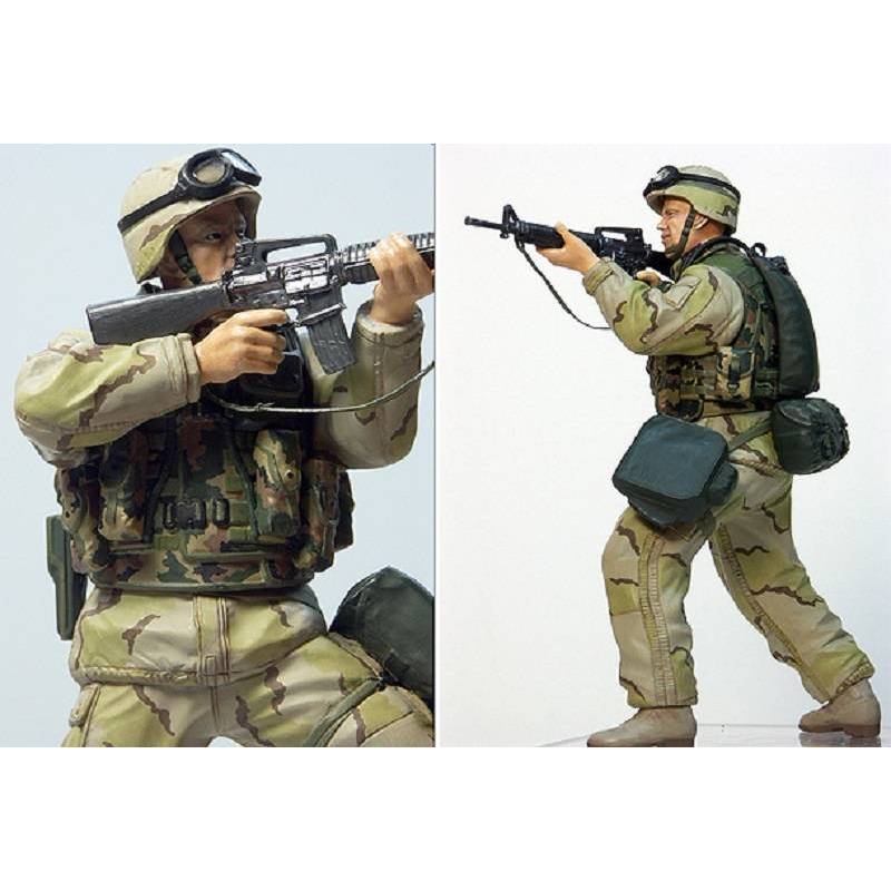 Modern U.S. Army Infantryman (Desert Uniform) TAMIYA 36308 1/16ème ...