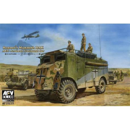 Rommel's Mammoth DAK AEC Armored Command Car |AFV CLUB|35235| 1:35