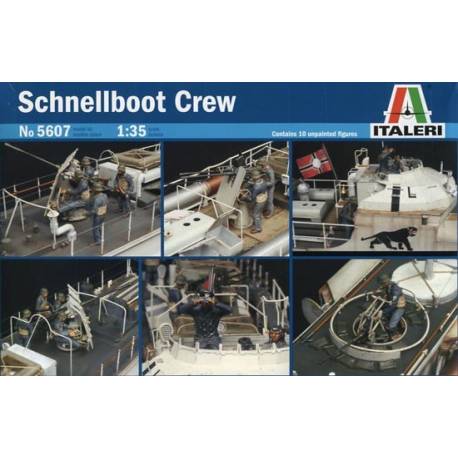 Schnellboot crew ITALERI 5607 1/35ème maquette char promo
