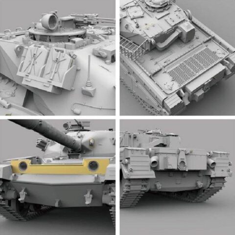British Main Battle Tank Chieftain Mk.2 - Maquette Char Promo