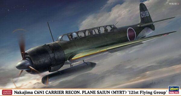 Nakajima C6N1 CARRIER RECON. PLANE SAIUN (MYRT) "121st Flying Group ...