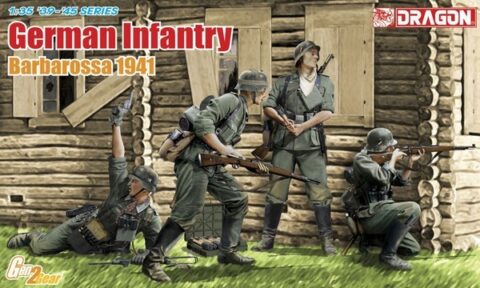 German Infantry Barbarossa 1941 - Maquette Char Promo